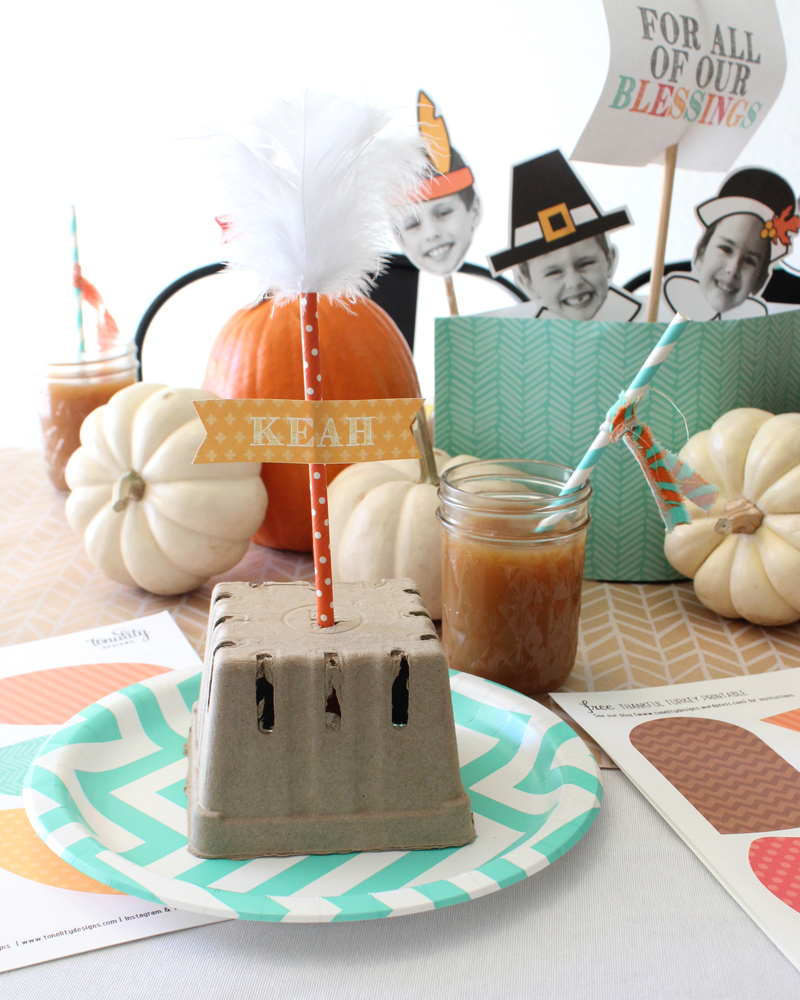 Thanksgiving Kids Table - Tonality Designs