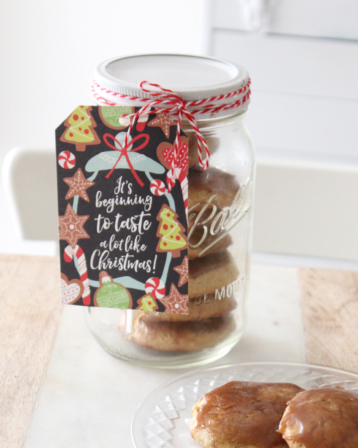 FREE Christmas Baking Gift Tag - Tonality Designs
