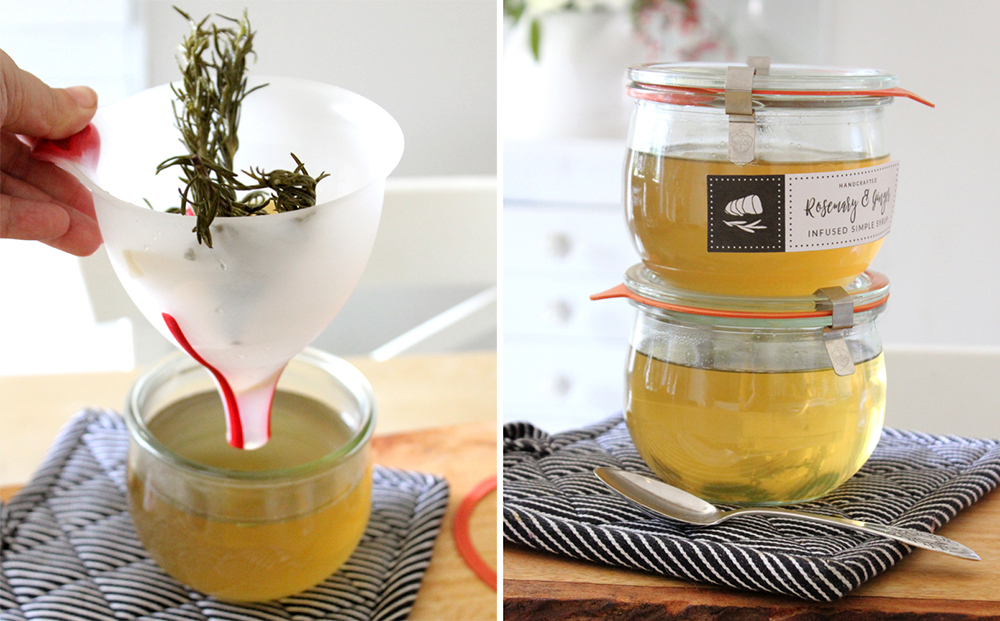 Infused Simple Syrup Recipes with Free Labels - Tonality Designs