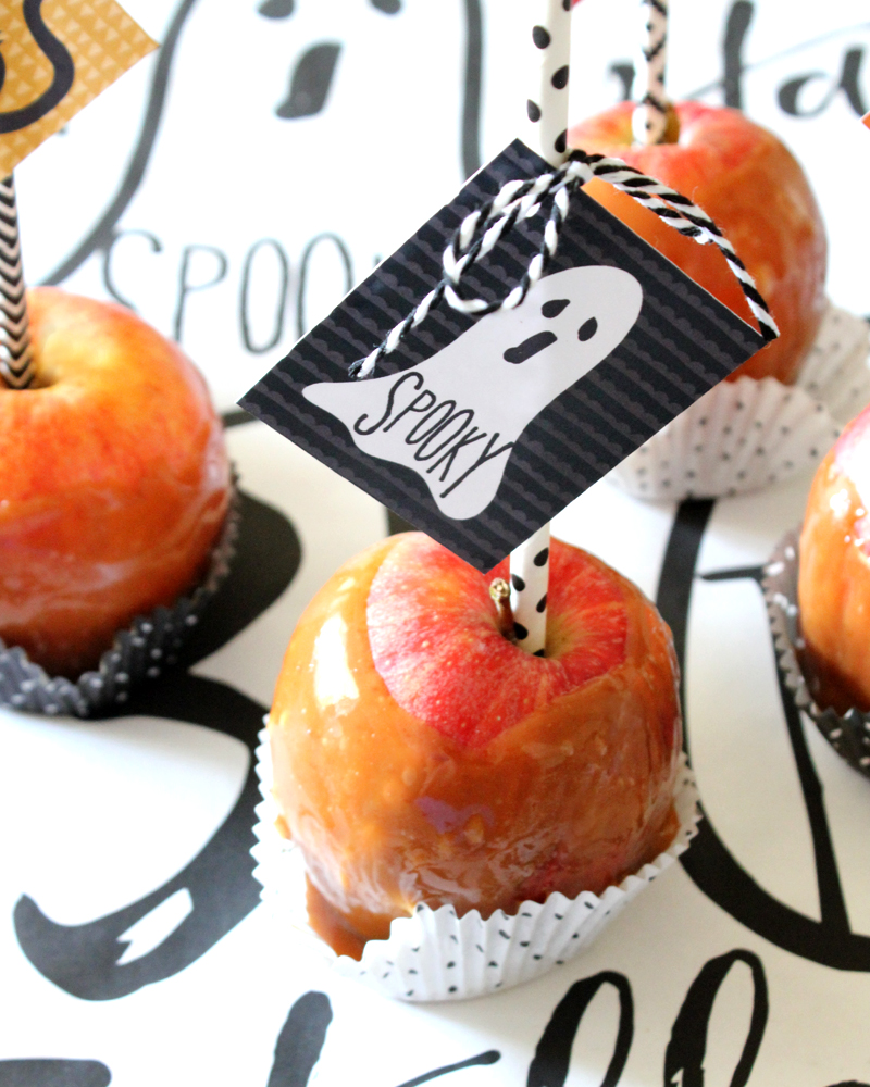 Caramel Apple Tips & My Latest Halloween Printable - Tonality Designs