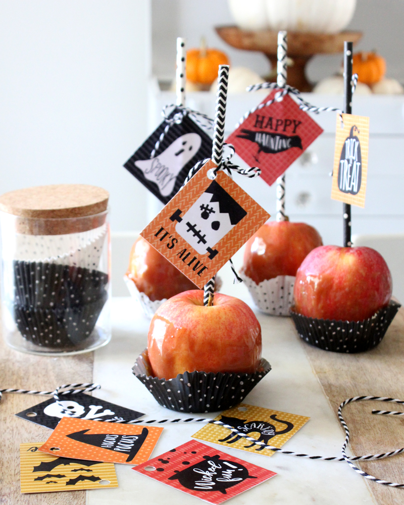 Caramel Apple Tips & My Latest Halloween Printable - Tonality Designs