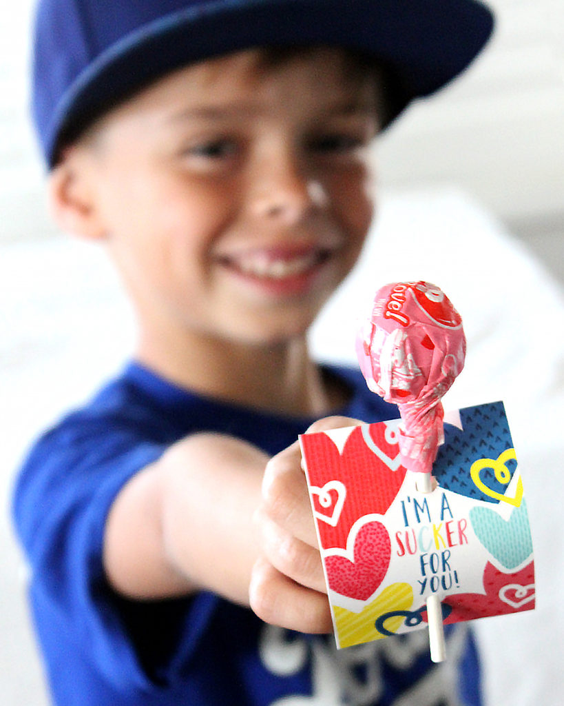 "I'm a Sucker for You" Classroom Valentines Printable - Tonality Designs