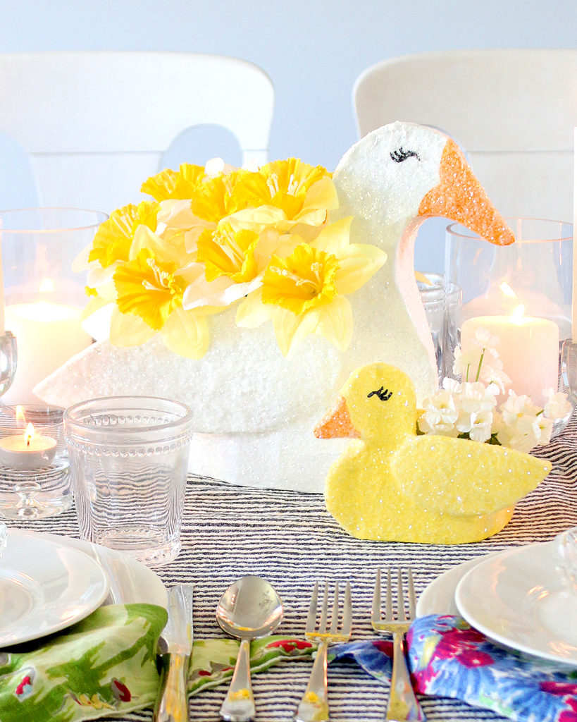 Upcycled Tin Can Mama Duck Vase (or Mother Goose, You Decide ...