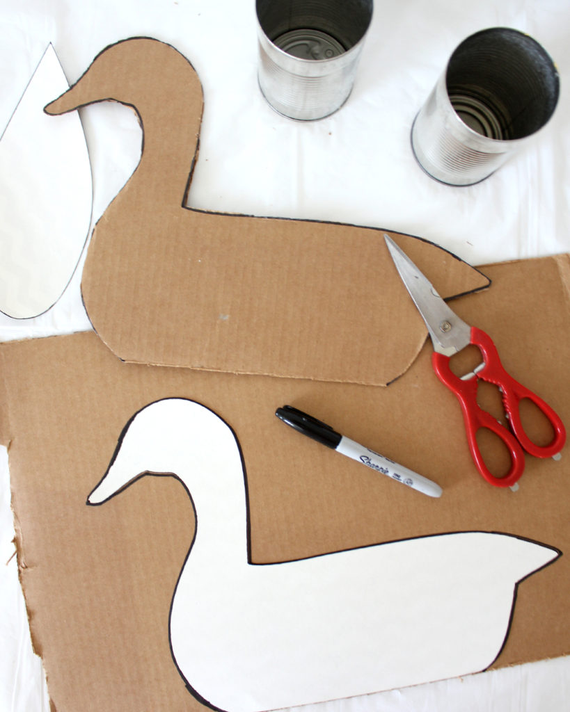 Upcycled Tin Can Mama Duck Vase (or Mother Goose, You Decide ...