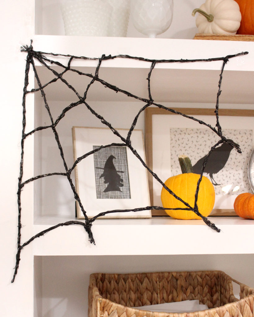Hot Glue Spiderwebs - Tonality Designs