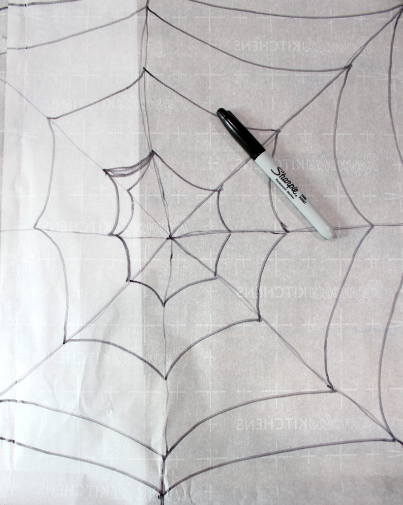 Hot Glue Spiderwebs - Tonality Designs